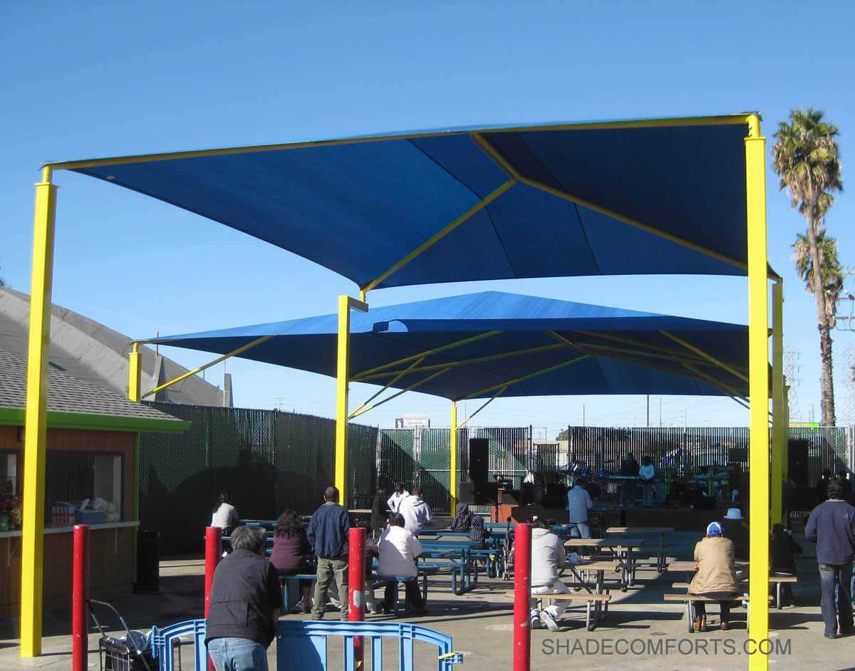 Shade Structure Covers Oakland Outdoor Stage