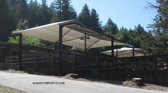 Shade Structures Cover Wood Deck| Santa Cruz Terrace