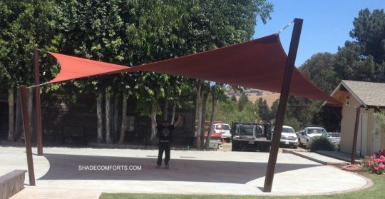 Tensile Shade Sail Structure – Design Build Contractor – Santa Clara